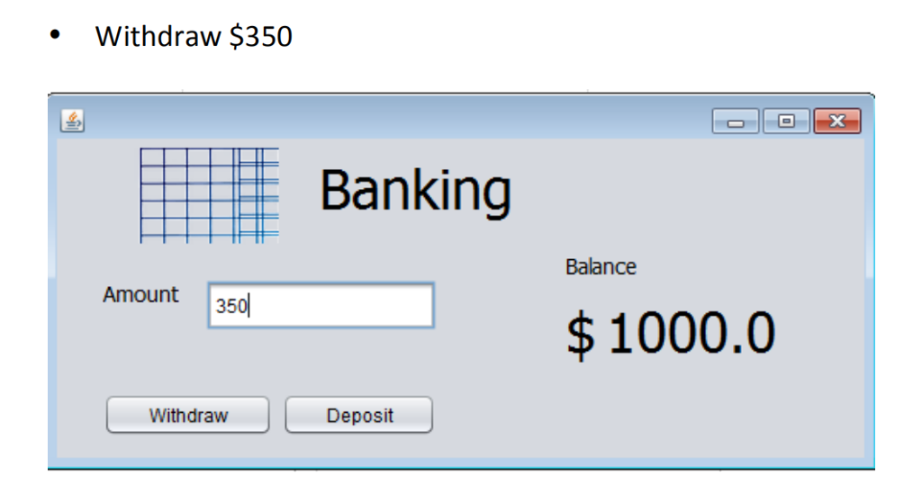 Solved Programming using java: Classes (Graphical User | Chegg.com
