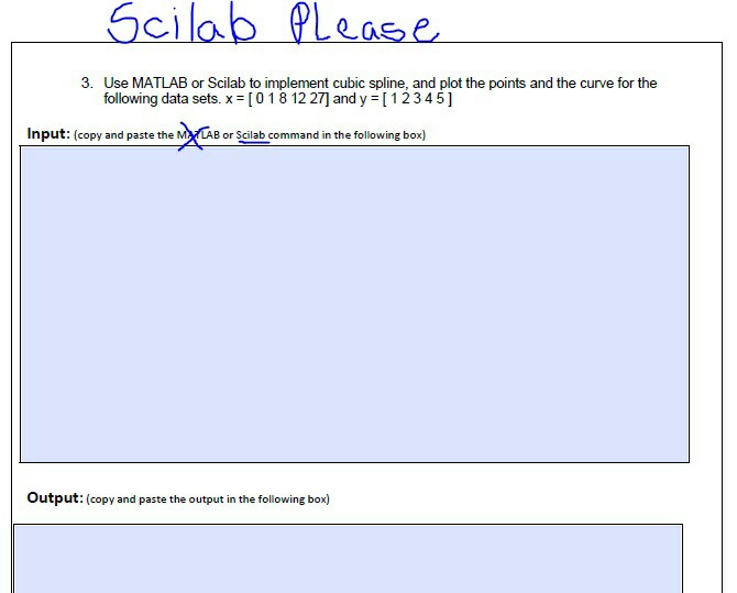 Solved Scilab Please 4. Use M B or Scilab to implement | Chegg.com Solved Scilab Please 4. Use M B or Scilab to implement | Chegg.com