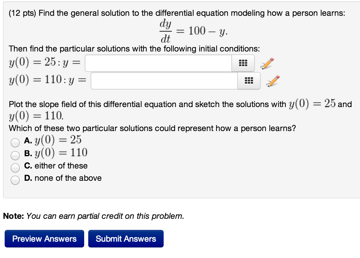 Solved Find the general solution to the | Chegg.com