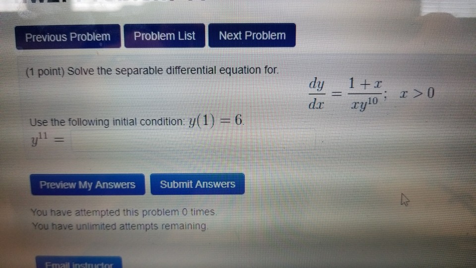 Solved Previous Problem Problem ListNext Problem (1 point) | Chegg.com