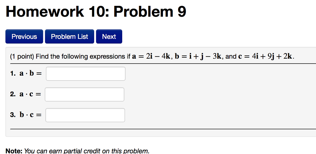 Solved Homework 10: Problem 9 PreviouS Problem List Next (1 | Chegg.com