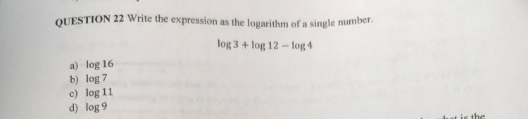 Solved Write the expression as the logarithm of a single | Chegg.com