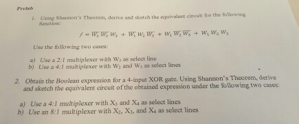 Solved 1. Using Shannon's Theorem, derive and sketch the | Chegg.com