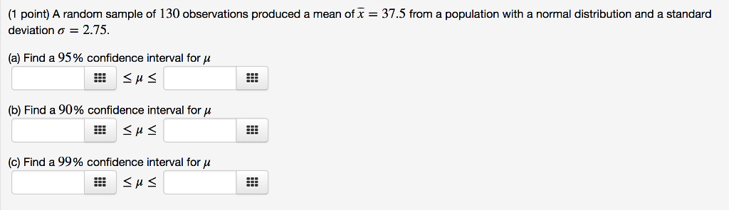 Solved 1 Point A Random Sample Of 130 Observations