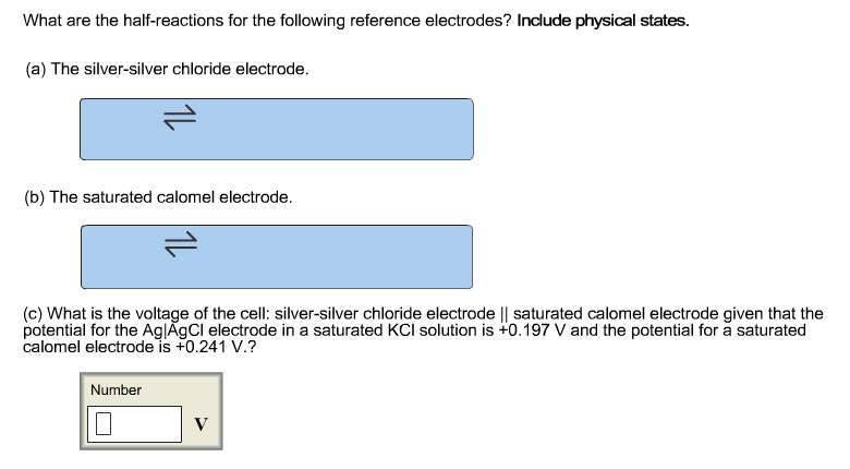 Solved What are the half-reactions for the following | Chegg.com