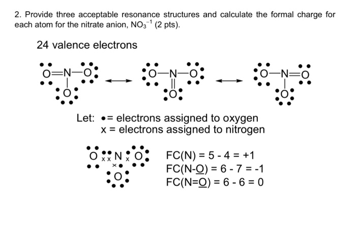 Calculating No3 Formal Charges Calculating Formal Charges For No3