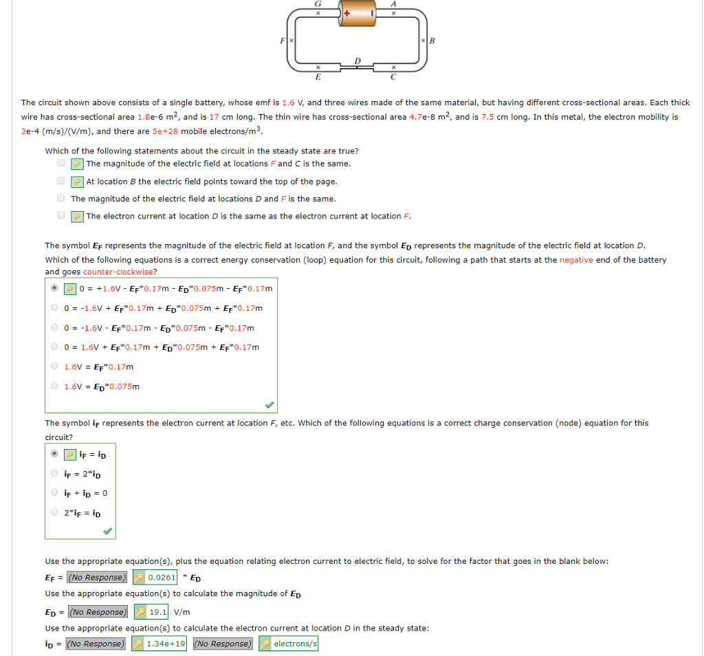 Solved The circuit shown above consists of a single battery, | Chegg.com