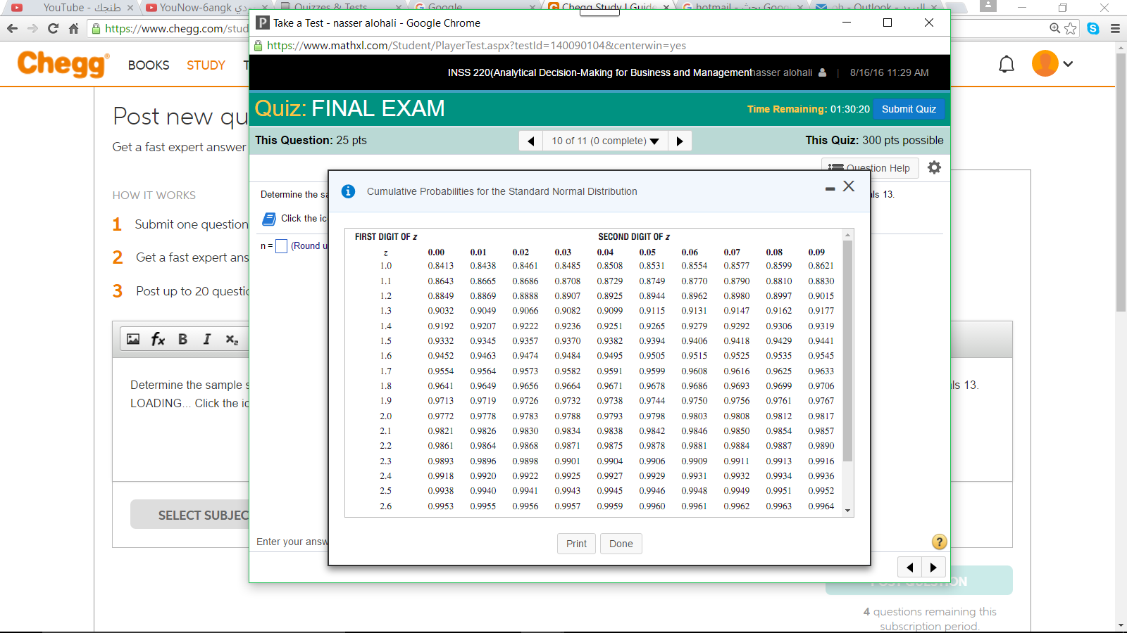Solved Determine the sample size n needed to construct a | Chegg.com