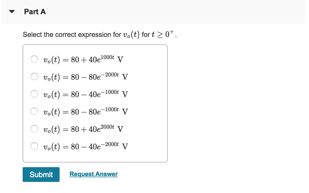 Solved Constants The switch in the circuit has been in | Chegg.com