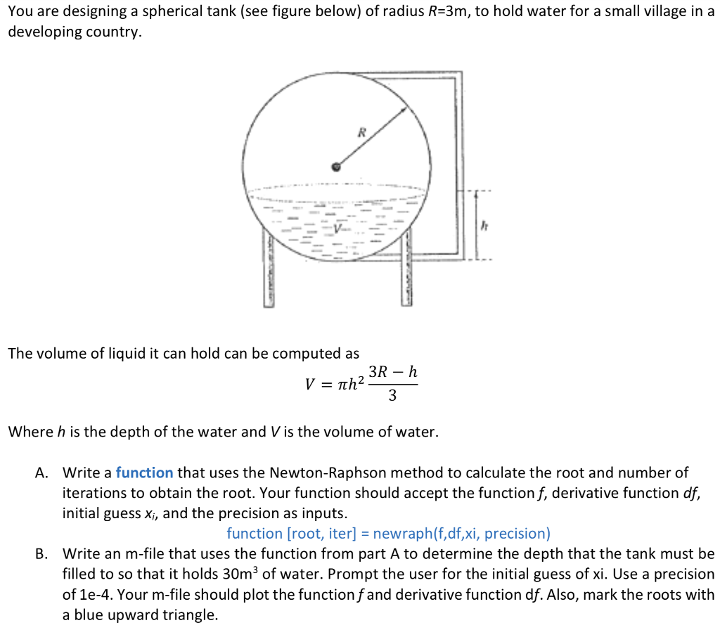 Solved You are designing a spherical tank (see figure below) | Chegg.com