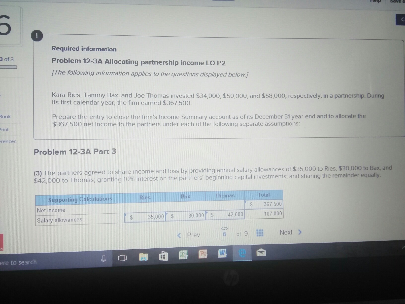 Question & Answer: Required information Problem 12-3A Allocating ...