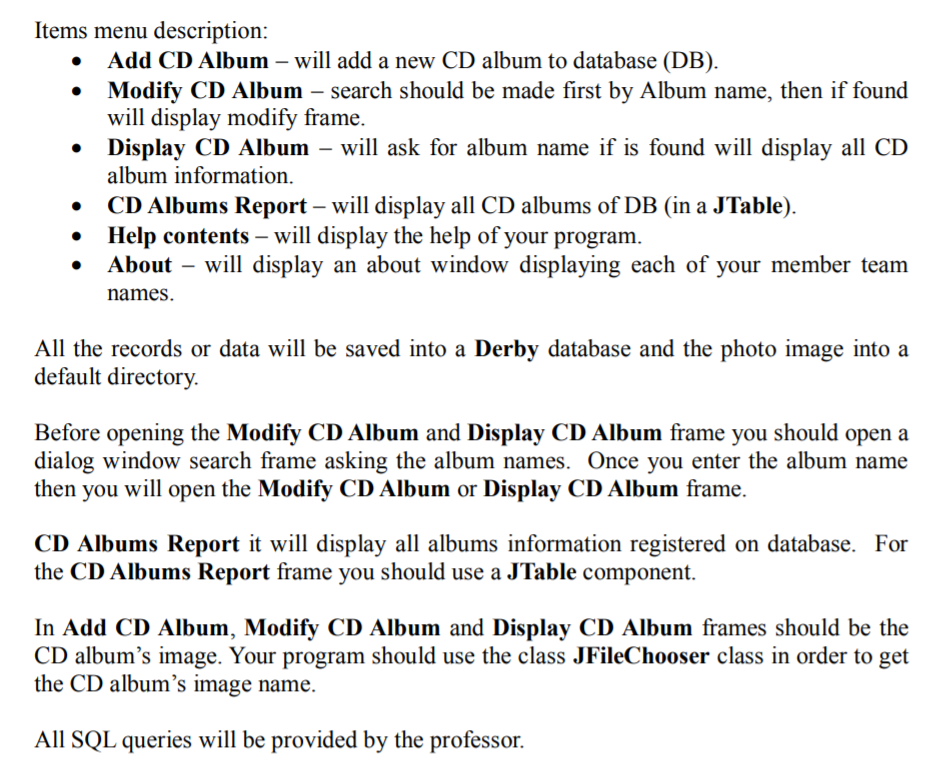 Project Objectives: To write a program that | Chegg.com