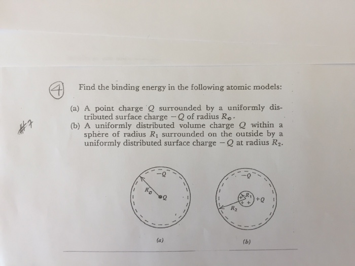 Solved Find the binding energy in the following atomic | Chegg.com
