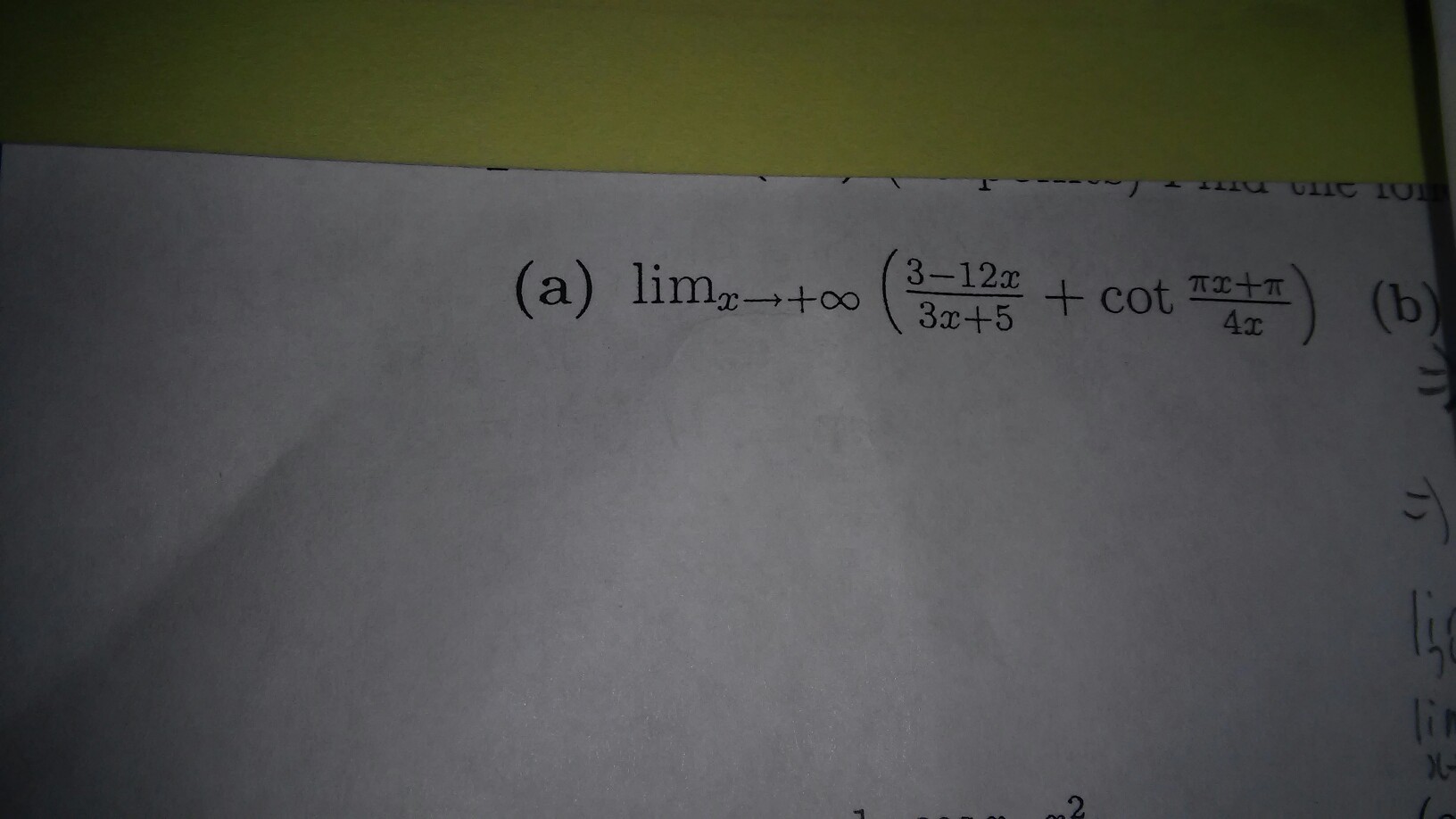 Solved 1-cosr-2 d) limx-W | Chegg.com