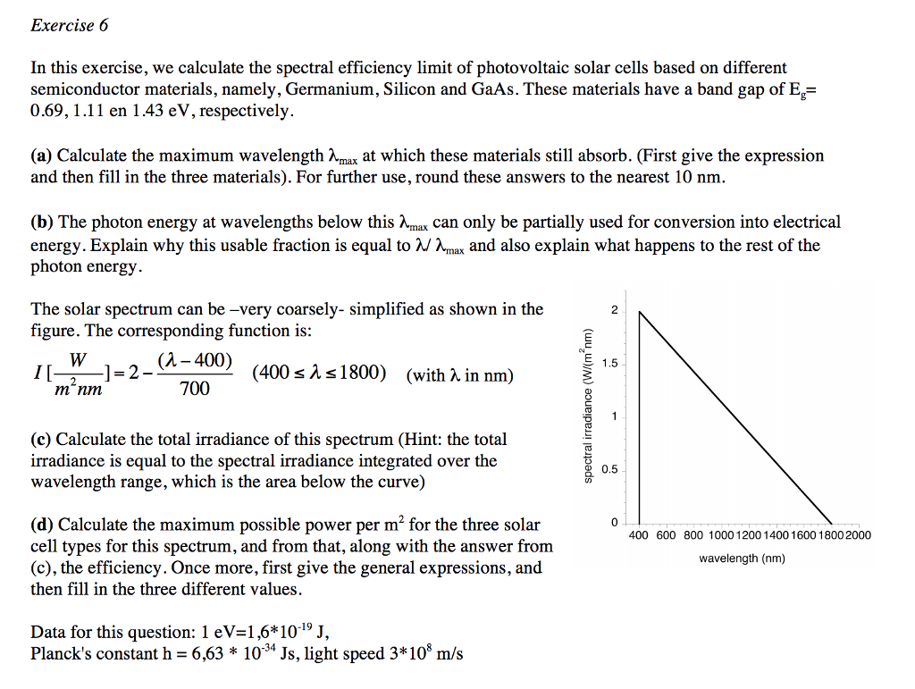 Solved Exercise 6 In this exercise, we calculate the | Chegg.com