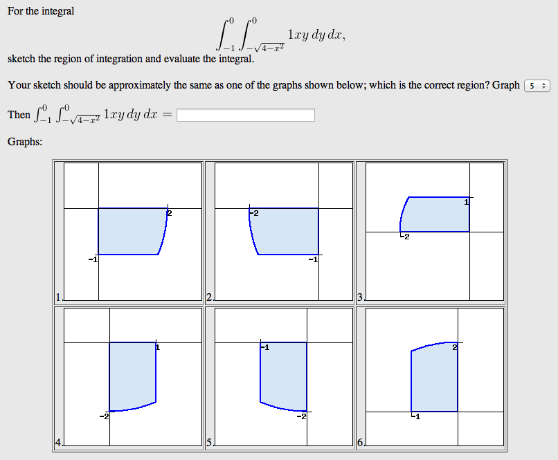 Solved For the integral iry dy dr 4-r sketch the region of | Chegg.com