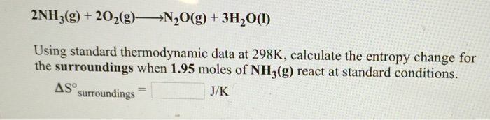 Solved Using standard thermodynamic data at 298K, | Chegg.com