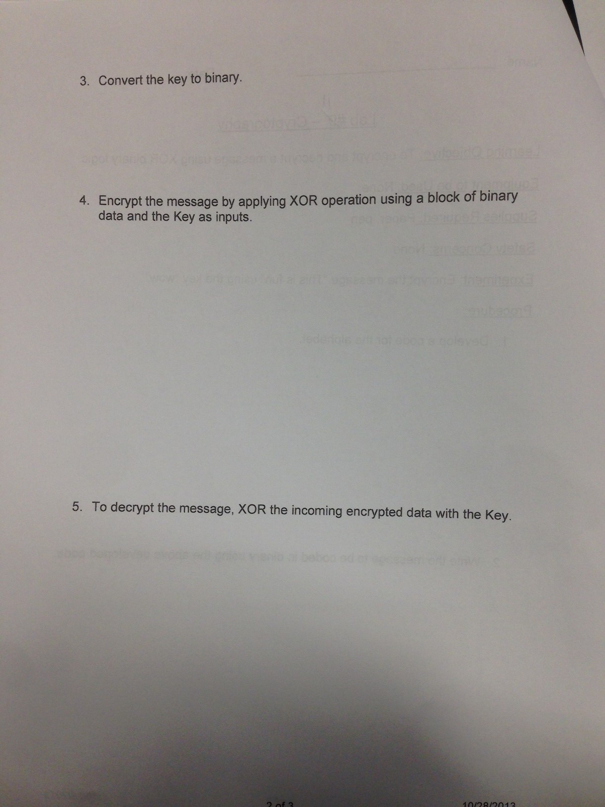 Solved Learning Objective: To encrypt and decrypt a message | Chegg.com Solved Learning Objective: To encrypt and decrypt a message | Chegg.com