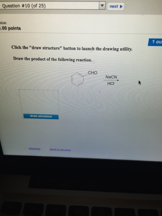 Solved Click the ''draw structure'' button to launch the | Chegg.com