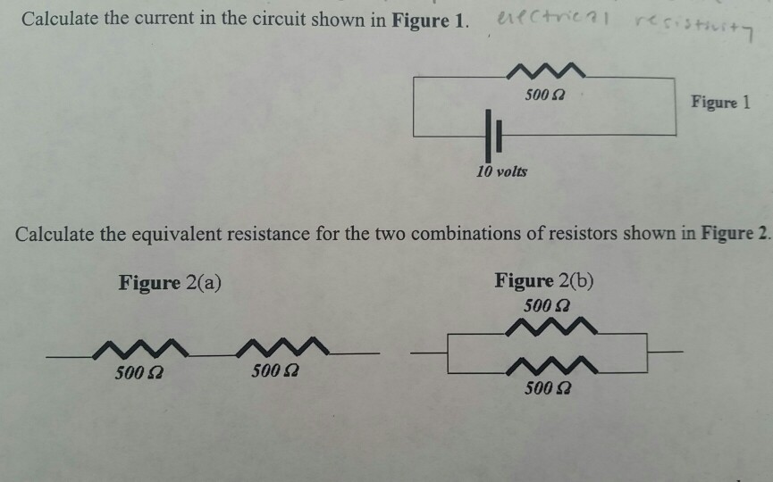 Solved Calculate the current in the circuit shown in Figure | Chegg.com