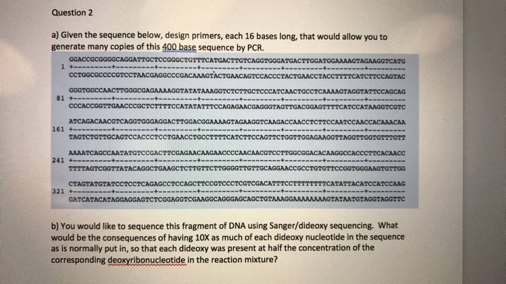 Solved Question 2 a) Given the sequence below, design | Chegg.com
