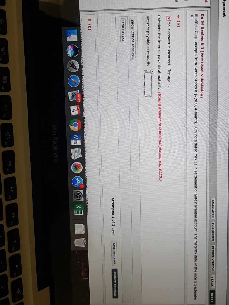 Solved ignment Do It! Review 8-3 (Part Level Submission) | Chegg.com