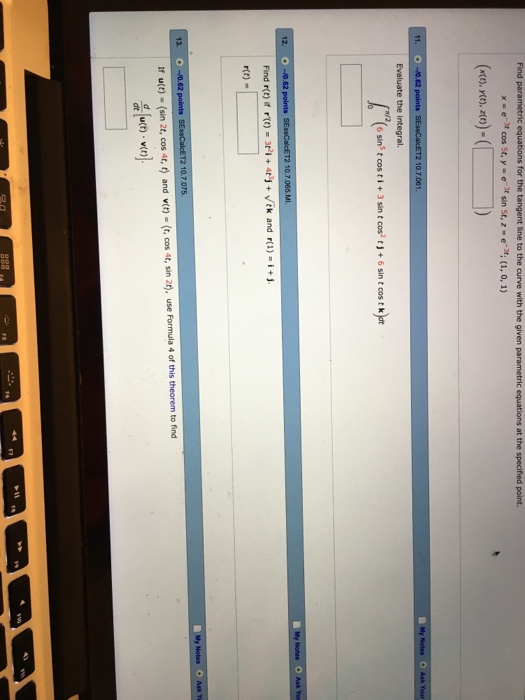 Solved Find parametric equations for the tangent line to the | Chegg.com Solved Find parametric equations for the tangent line to the | Chegg.com