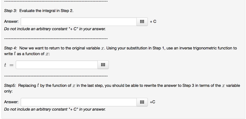 Solved Hw15-7.3-Trig-substitution: Problem 3 PreviouS | Chegg.com