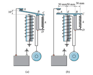 The relay regulates voltage and current. the spring | Chegg.com