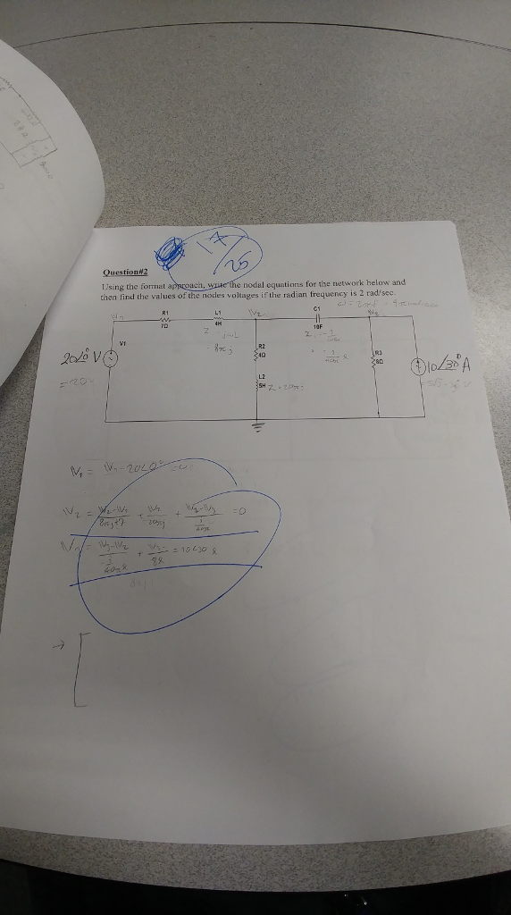 Solved Using the format approach, write the nodal equations | Chegg.com