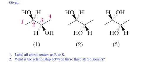 Solved Given: Label all chiral centers as R or S. What is | Chegg.com