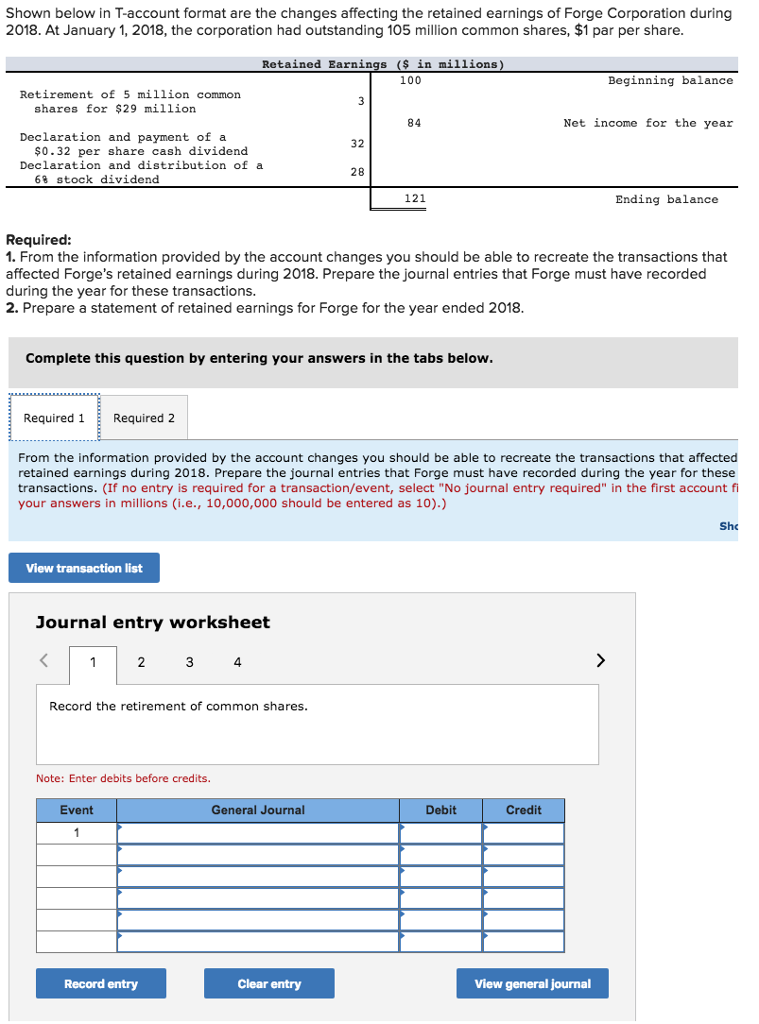 Solved Shown below in T-account format are the changes | Chegg.com