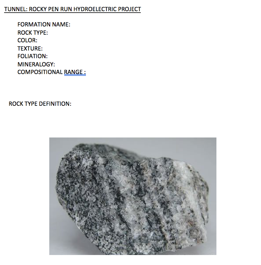 Solved Holly Comer Gneiss (Cambrian or Late Proterozoic) | Chegg.com