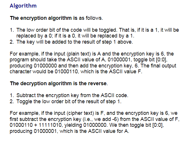 LC3 Console Type (E)ncrypt/ (D)ecrypt: E Enter | Chegg.com