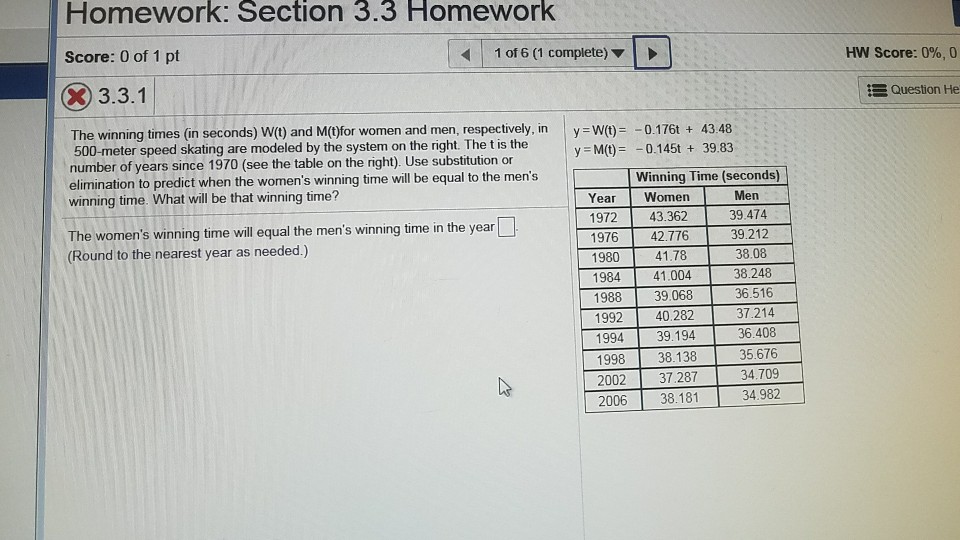 Solved Homework Section 3 3 Homework Score 0 Of 1 Pt 1