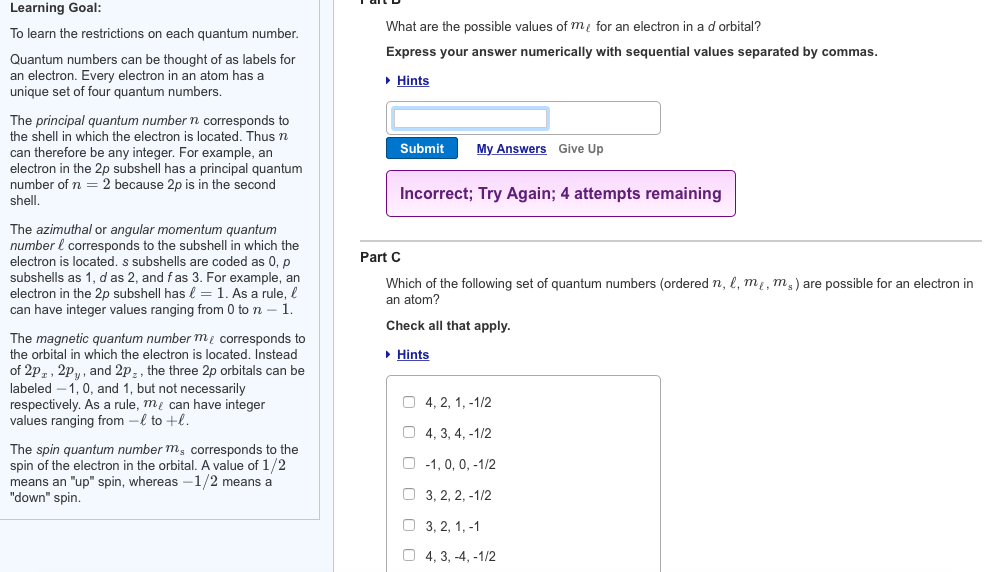 Solved Learning Goal To learn the restrictions on each | Chegg.com
