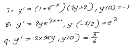 Solved This is Differential Equation problems. Solve the | Chegg.com