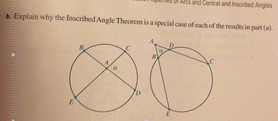 In the accompanying figures, two secants intersect in | Chegg.com