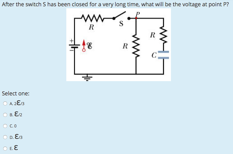Solved 1. In terms of the resistance R, how much current | Chegg.com