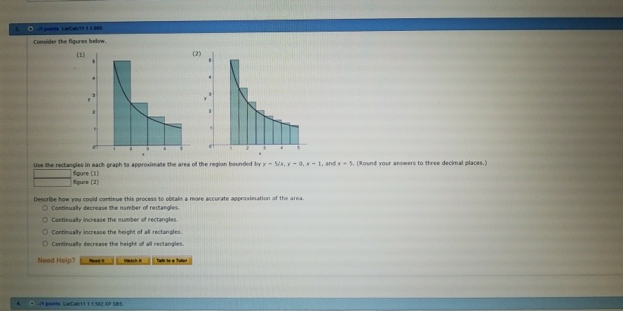 Solved Consider the figures below. Use the rectangles in | Chegg.com