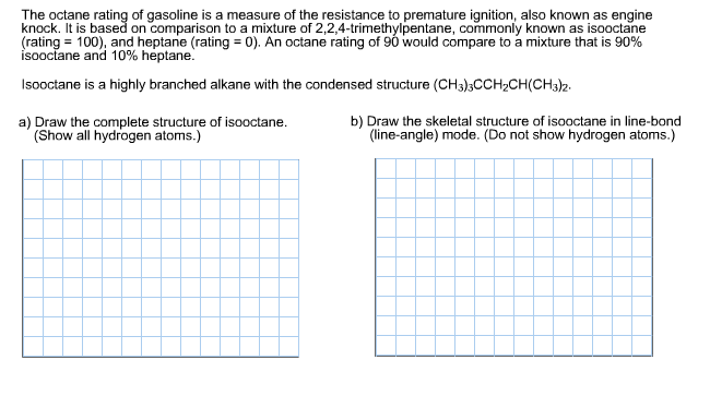 Solved Three isomers of octane, C8 H18, are shown below. a) | Chegg.com