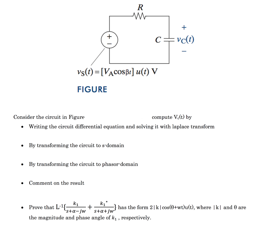 Solved FIGURE Consider the circuit in Figure compute Ve(t) | Chegg.com