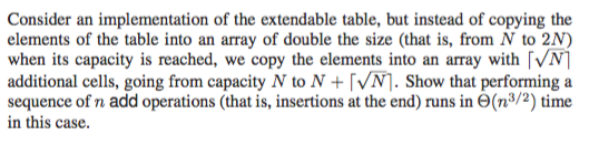 Solved Consider An Implementation Of The Extendable Table 2339