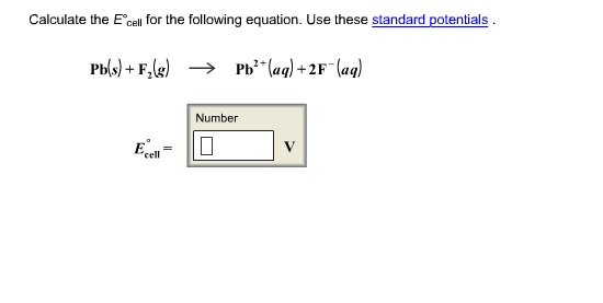 Solved Calculate The E Degree Cell For The Following