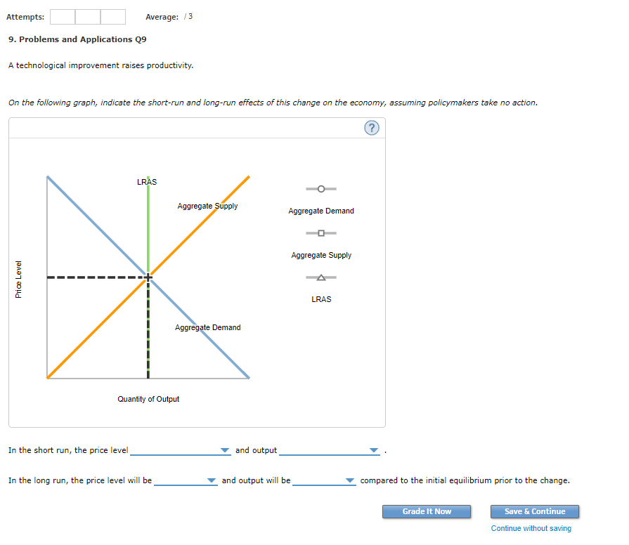 Solved Average: /3 Attempts: 9. Problems and Applications Q9 | Chegg.com