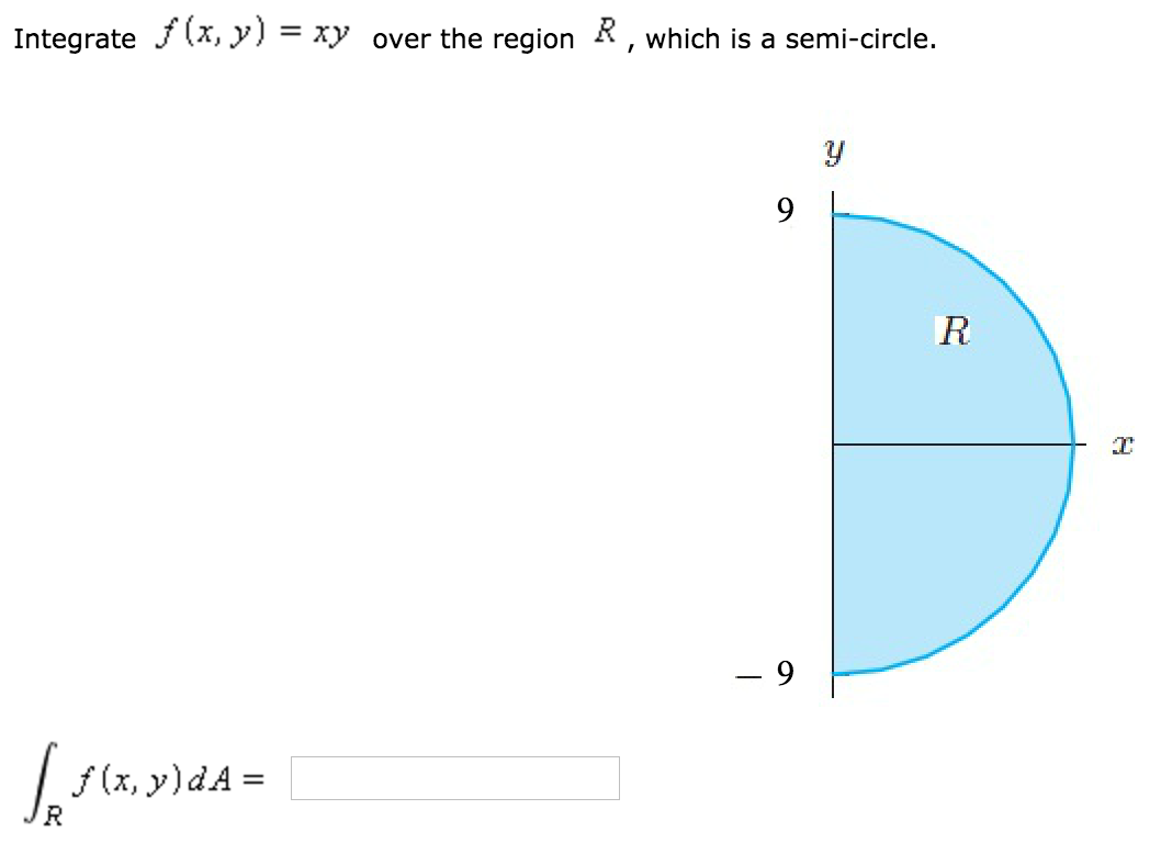 Solved Integrate f(xty) = xy over the region R, which is a | Chegg.com