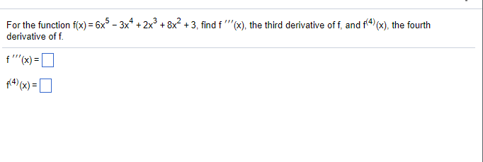 Solved For The Function F X 5x3 2x2 3x 3 Find F