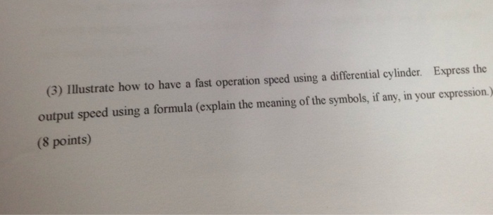 Solved Illustrate how to have a fast operation speed using a | Chegg.com