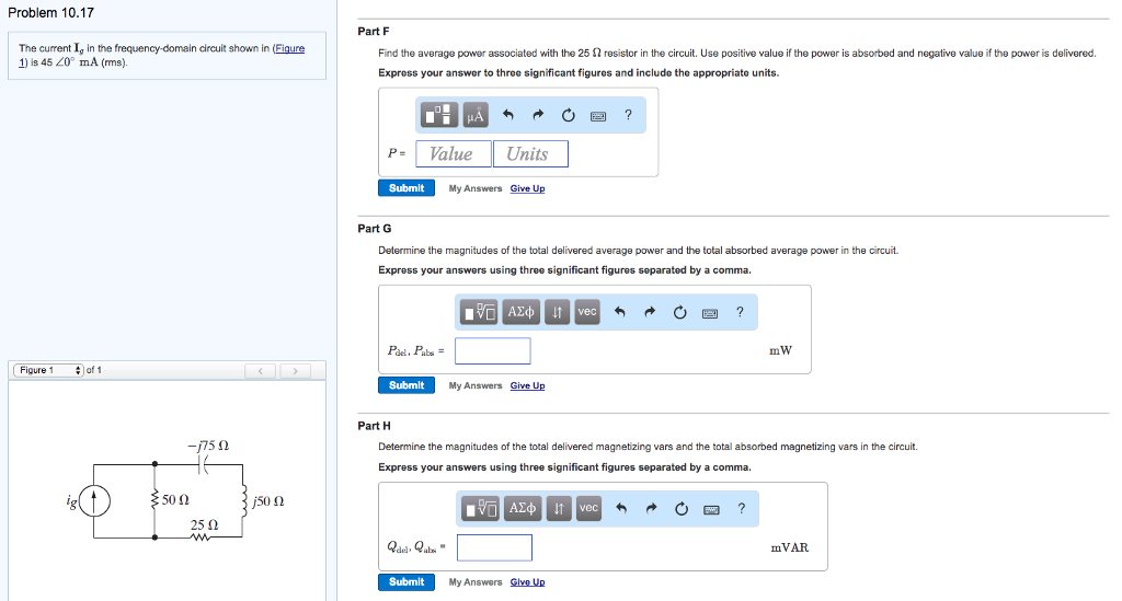 Solved Problem 10 17 Part C Find The Reactive Power