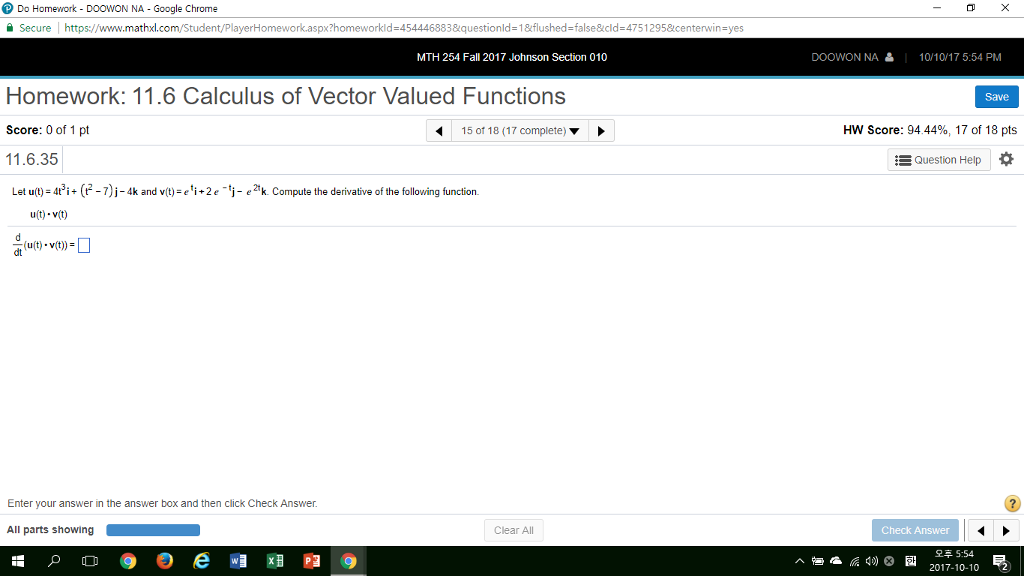 Solved Do Homework DOOWON NA Google Chrome | Chegg.com